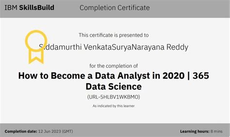 Siddamurthi Venkata Surya Narayana Reddy On Linkedin Dataanalyst Ibm