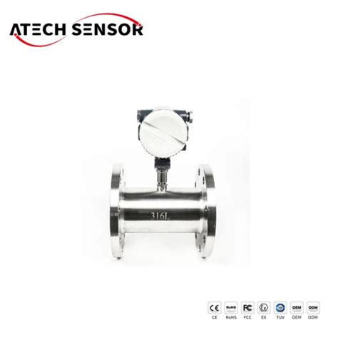 Dn25 4 20ma Output Water Oil Liquid Turbine Flowmeter Impeller Flow