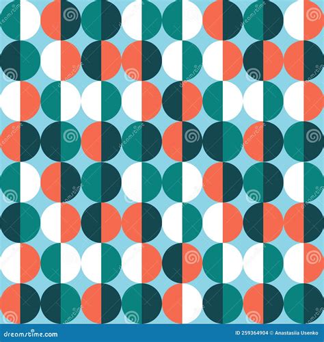 Geometric Abstract Background Collection Vector Colorful Illustration Modern Circle Shape