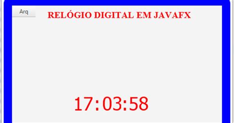 samuel lima programador c c java javafx relógio digital