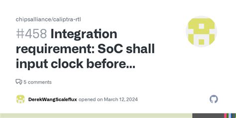 Integration Requirement Soc Shall Input Clock Before Calitprapwrgood