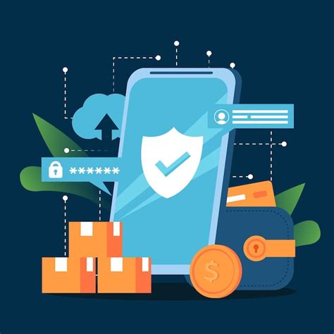 Premium Vector Vector Hand Illustration Cyber Security Updated System Security Account