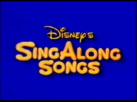 Disneys Sing Along Songs Logo 1990 By Awesomesuzy11 On Deviantart