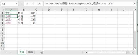 Excel Hyperlinkaddress 指定单元格超链接hyperlink嵌套address Csdn博客