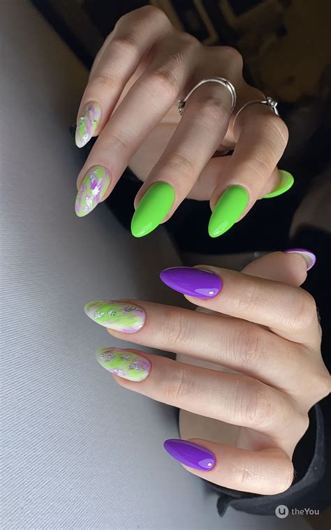 Soft Purple Nails 20 Photos Soft Violet Nails