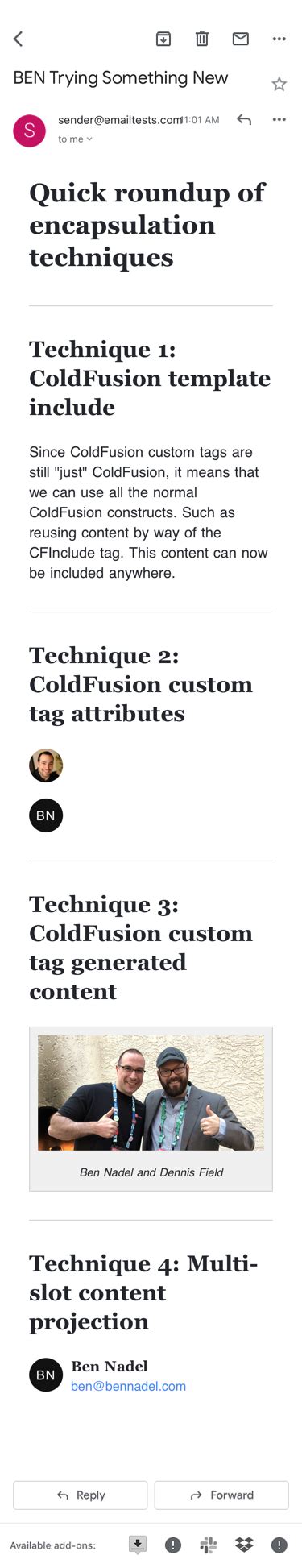 Using Coldfusion Custom Tags To Create An Html Email Dsl In Lucee Cfml 53747 Part Vii
