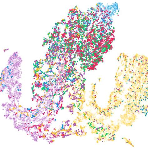 Projection For The Reuters Dataset The Data Points Of The Sequences