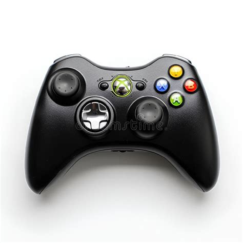 A Close Up Of A Xbox Controller With Buttons On It Stock Illustration Illustration Of