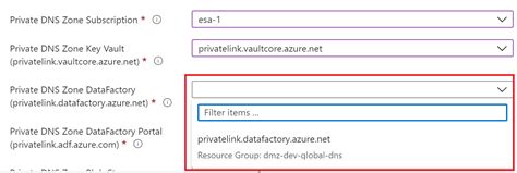 Template Failing On PrivateDnsZoneGroups When Deploying To Data Management Zone Without Azure