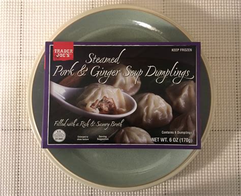 Trader Joes Steamed Pork And Ginger Soup Dumplings Review Freezer Meal Frenzy