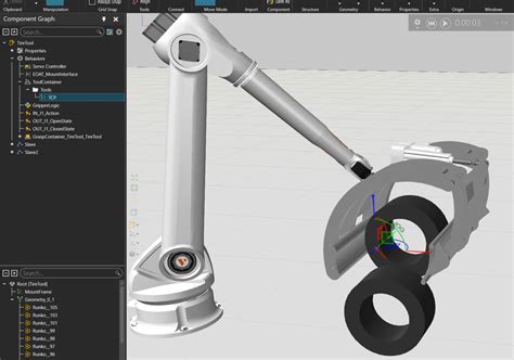 Grasping Multiple Objects Robot Programming Visual Components The Simulation Community