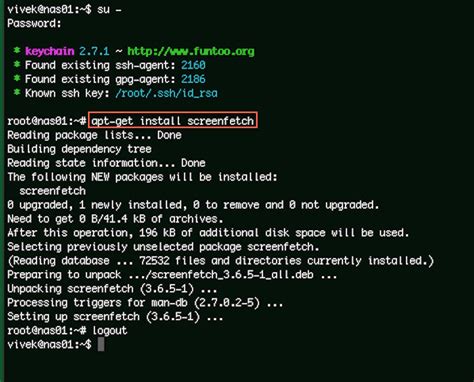 Display Linux Logo With Hardware Info Using Screenfetchlinuxlogo