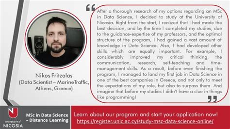 Msc In Data Science University Of Nicosia On Linkedin Datascience Machinelearning