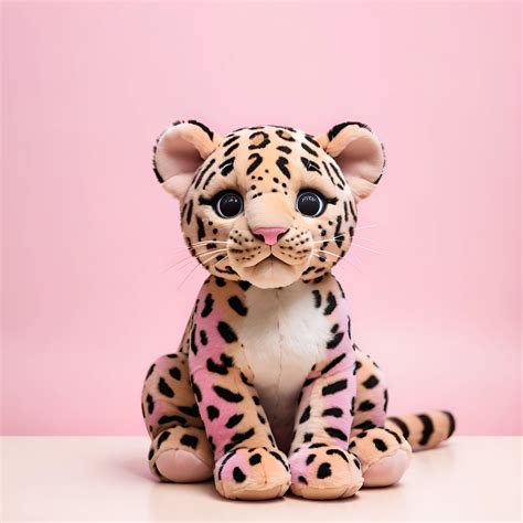Adorable Plush Leopard Toy Free Download Ai Scribbles