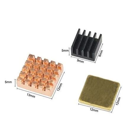Raspberry Pi Heatsink Set 3pcs