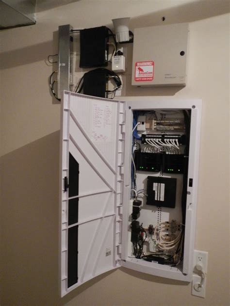 Structured Cabling Enclosure Clean Cabling Network Smart Home Updating House Locker Storage