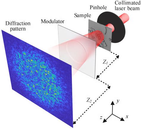 Schematic Diagram Of Coherent Modulation Imaging Download Scientific