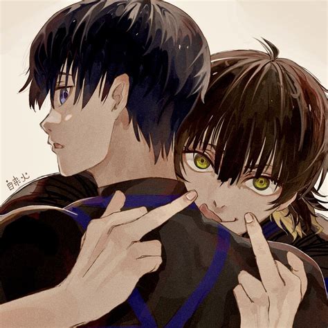 Isagi And Bachira Icon Anime Anime Guys Blue Anime