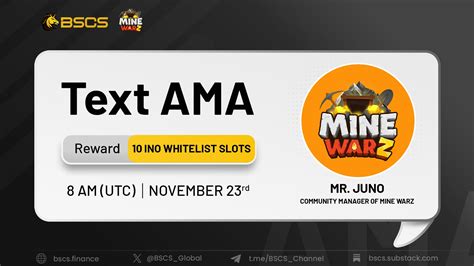 AMA BSCS X MINE WARZ BSCS Newsletter