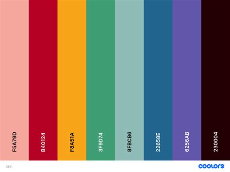 Color Palette For Gradient Color Design