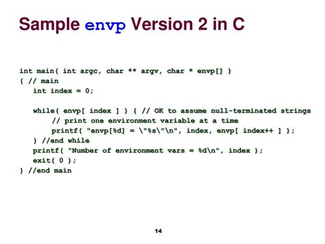 Ppt Cs 201 Computer Systems Programming Chapter 2 Argc Argv Envp System Libs Powerpoint