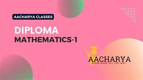 Mathematics 1 Class 6 Differentiations Youtube