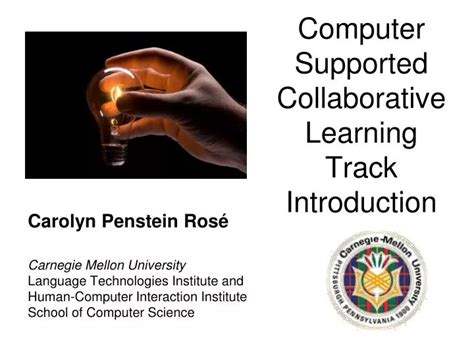 Ppt Computer Supported Collaborative Learning Track Introduction