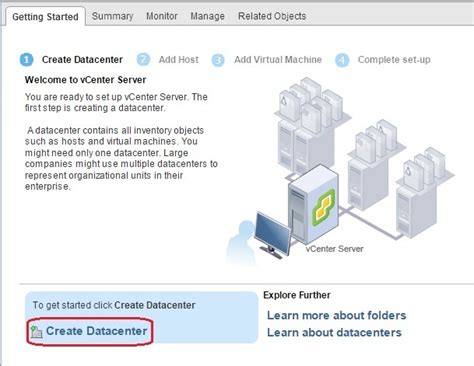 Add Esxi Host To Vcenter Server Inventory Vmware Esxi