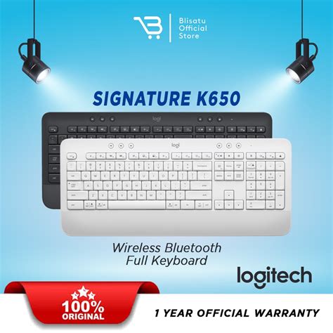 Jual Logitech Signature K Keyboard Wireless Bluetooth Comfort Shopee Indonesia
