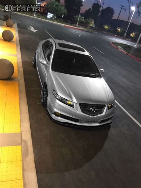 2007 Acura Tl With 18x10 5 15 Enkei Rpf1 And 225 40r18 Federal Ss595