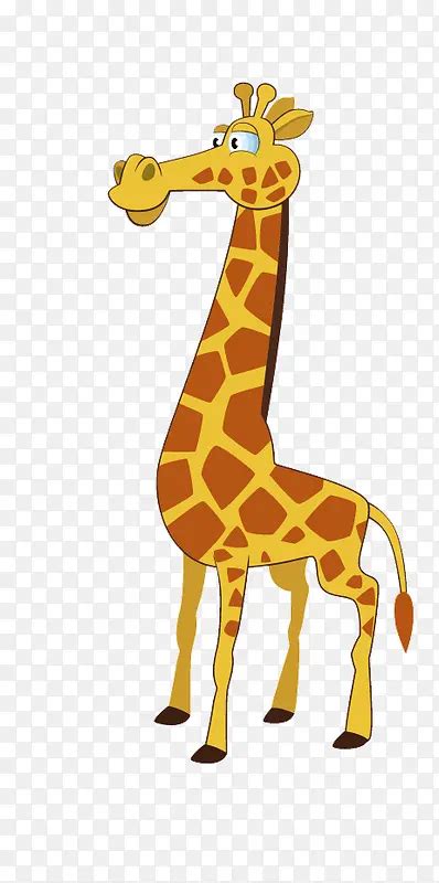 卡通手绘长颈鹿免扣素材png图片素材下载 图片编号ymjaejgw 免抠素材网
