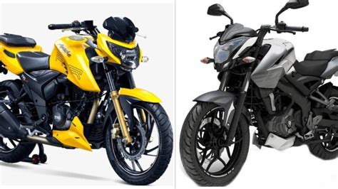 Car Bike Tvs Apache Rtr 200 4v Vs Bajaj Pulsar Ns200 Compare Report Tvs Apache Rtr Vs Bajaj