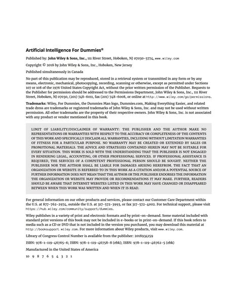 Artificial Intelligence For Dummies E Books Max30