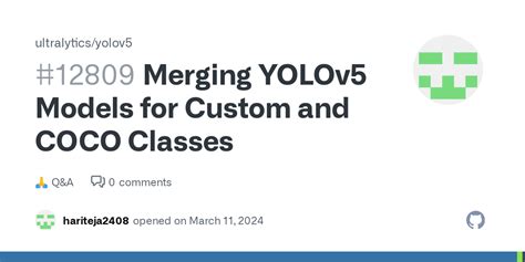 Merging Yolov5 Models For Custom And Coco Classes · Ultralytics Yolov5