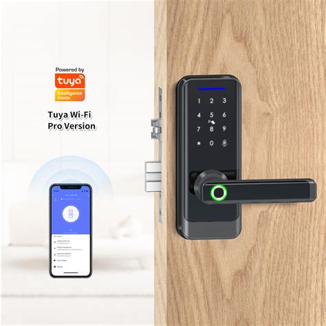 Wifi Keyless Remote Control Fingerprint Door Locks Tuya App Smart Lock