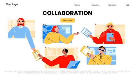 Collaboration Banner Template Download On Pngtree