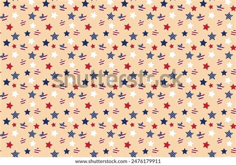 Seamless Vector Isolated Pattern Red Blue Stock Vector Royalty Free 2476179911 Shutterstock