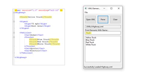 github jeff leroy xml element parser print xml node of user defined