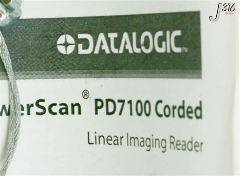 31442 Datalogic Linear Imaging Reader Pd7130 Yb Ptr New Pd7100
