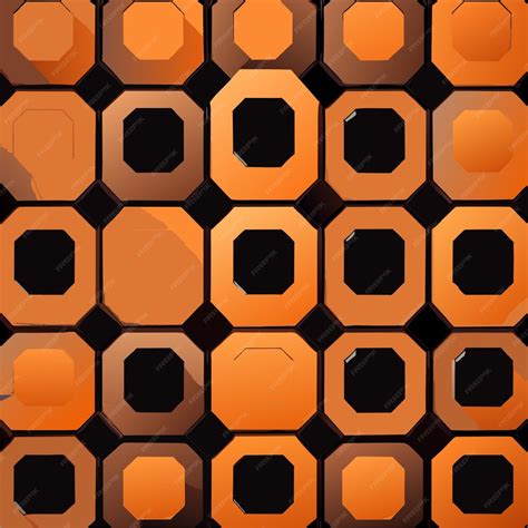 Premium Vector Seamless 3d Hexagonal Pattern Background Design