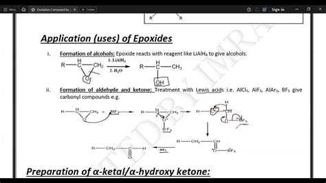 Application Of Epoxide Youtube