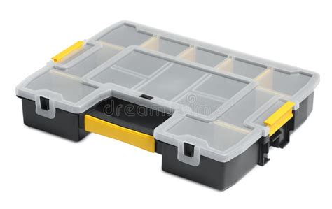 Empty Plastic Box For Tools Isolated On White Stock Image Image Of Plastic Repair 269165153