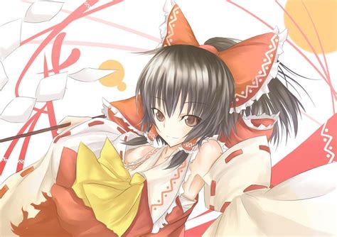 Hakurei Reimu Touhou Drawn By Sasaki Kouhei Danbooru