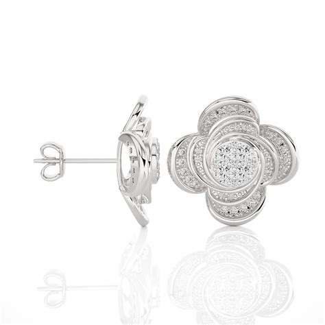 Interlocking Cluster Earrings