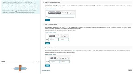Solved Part A Calculate Poisson S Ratio To Use Poisson S Chegg