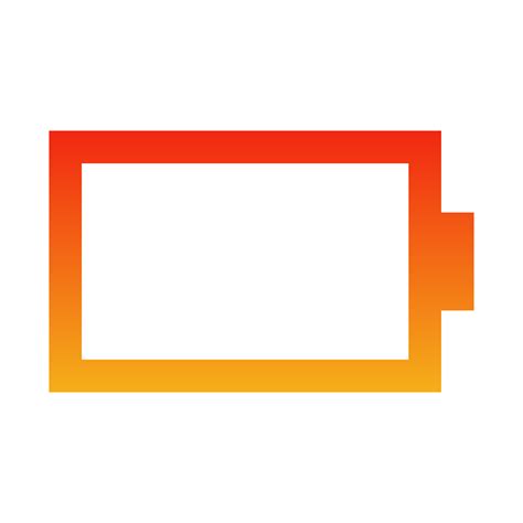 Empty Battery Generic Gradient Icon