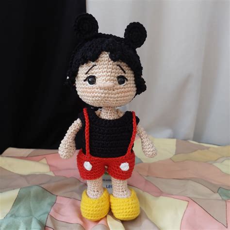 Boneco Mickey Loja Nay Crochês Elo7 Produtos Especiais