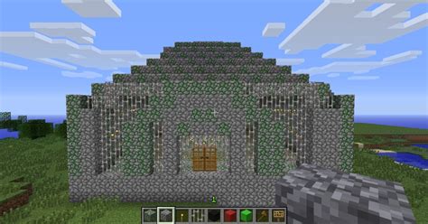 Awsome Cobble And Mossy Buildings Minecraft Map