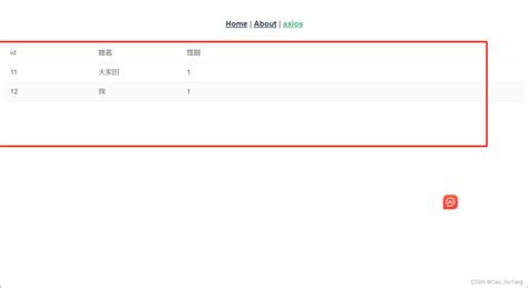 Vue用axios和elementui实现查询分页axios实现查询 Csdn博客