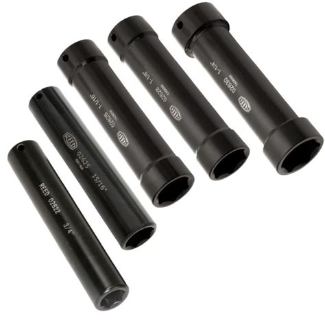 Reed Tool Extended Deep Impact Socket Set
